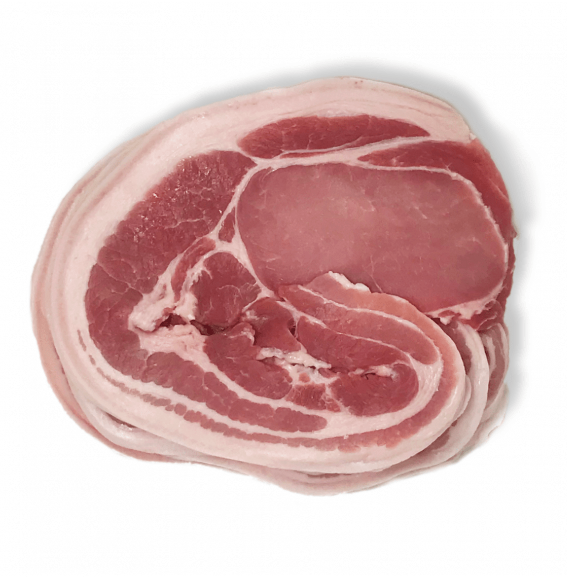 Dry Cured Middle Bacon with Rind – Unsmoked
