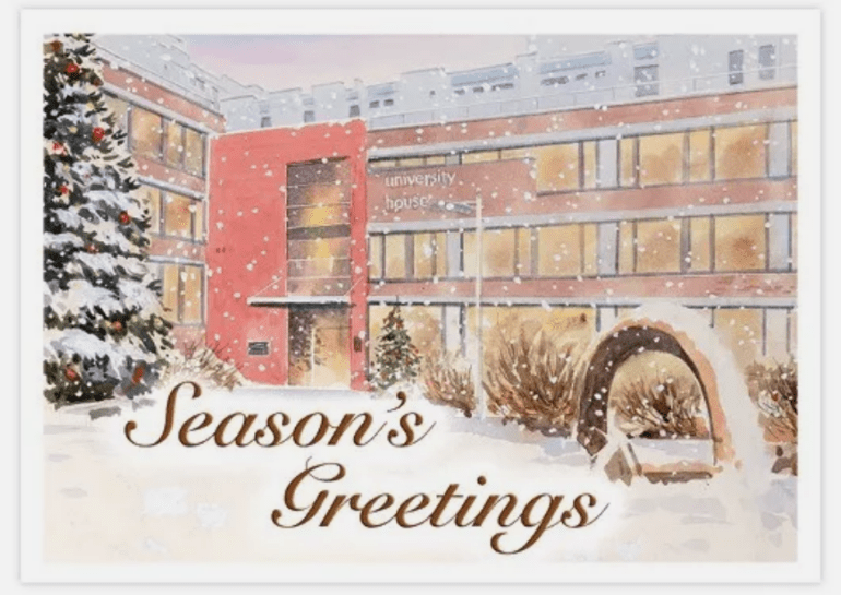 Season’s Greetings from Lancaster University – Colin Pickering